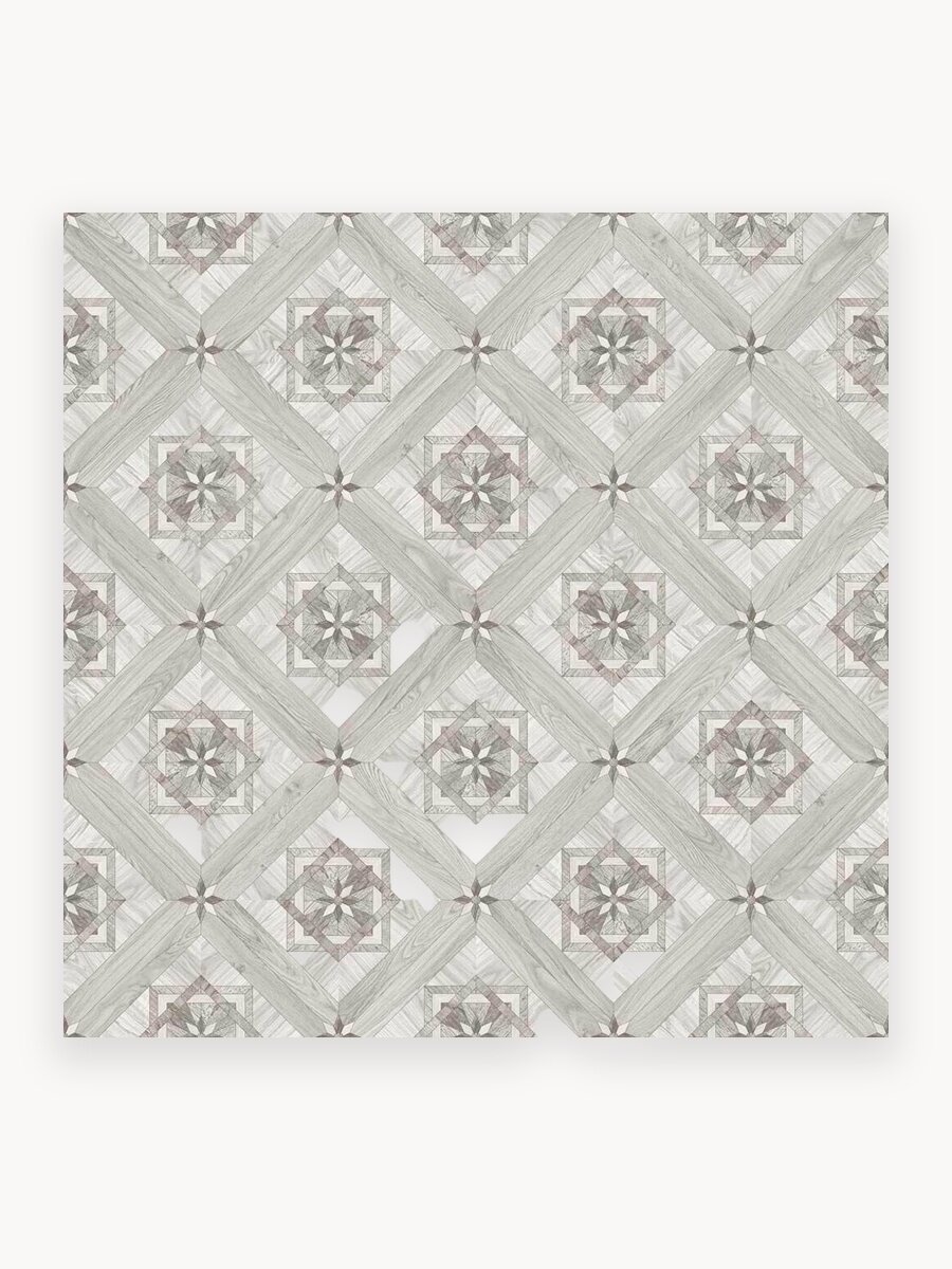 Juteks Линолеум бытовой Olympia Casablanca 6 Серый 2 м на 3 м