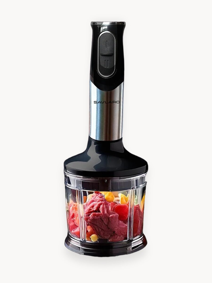 Блендер погружной 6в1 Savlaro, для смузи и коктейлей, электрический