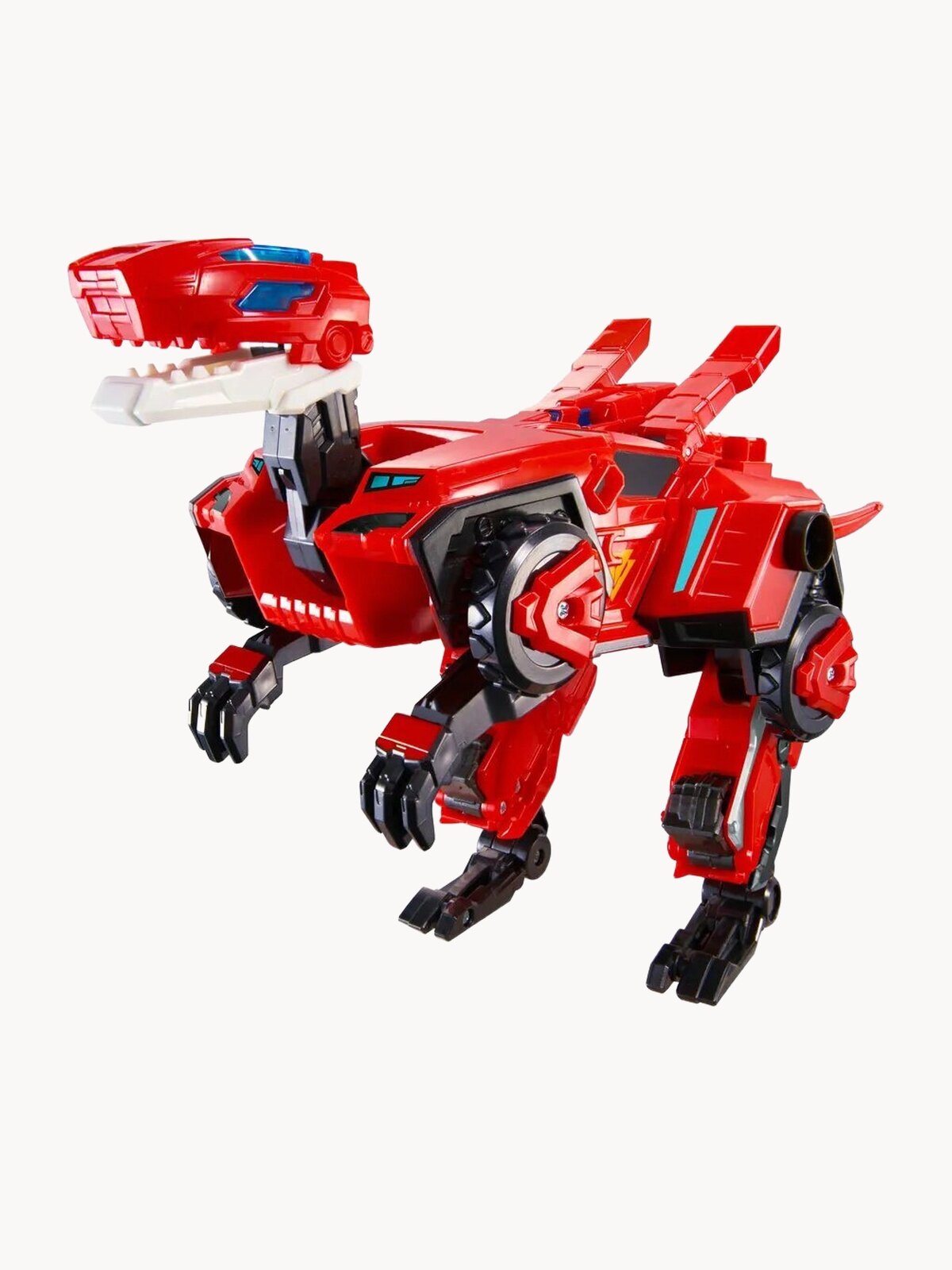 Диностер. Трансформер 4-в-1 Дино-бот Раптор Страйк. Dinoster