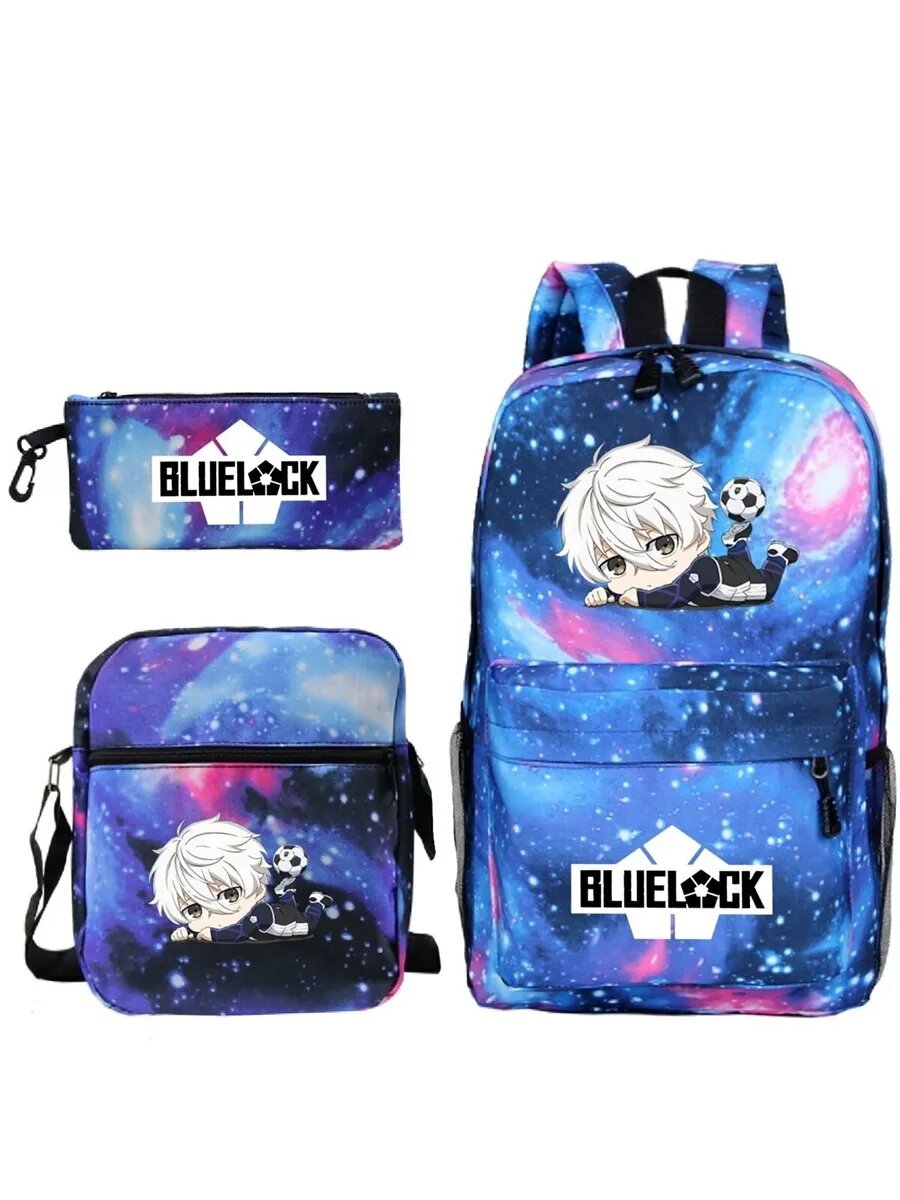 Рюкзак Синяя Тюрьма Блю Лок Blue Lock