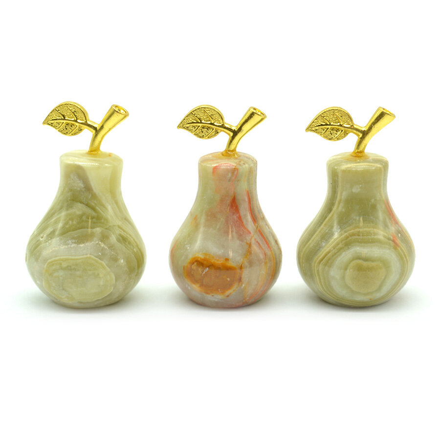 Груша из камня оникс 37*37*60мм .