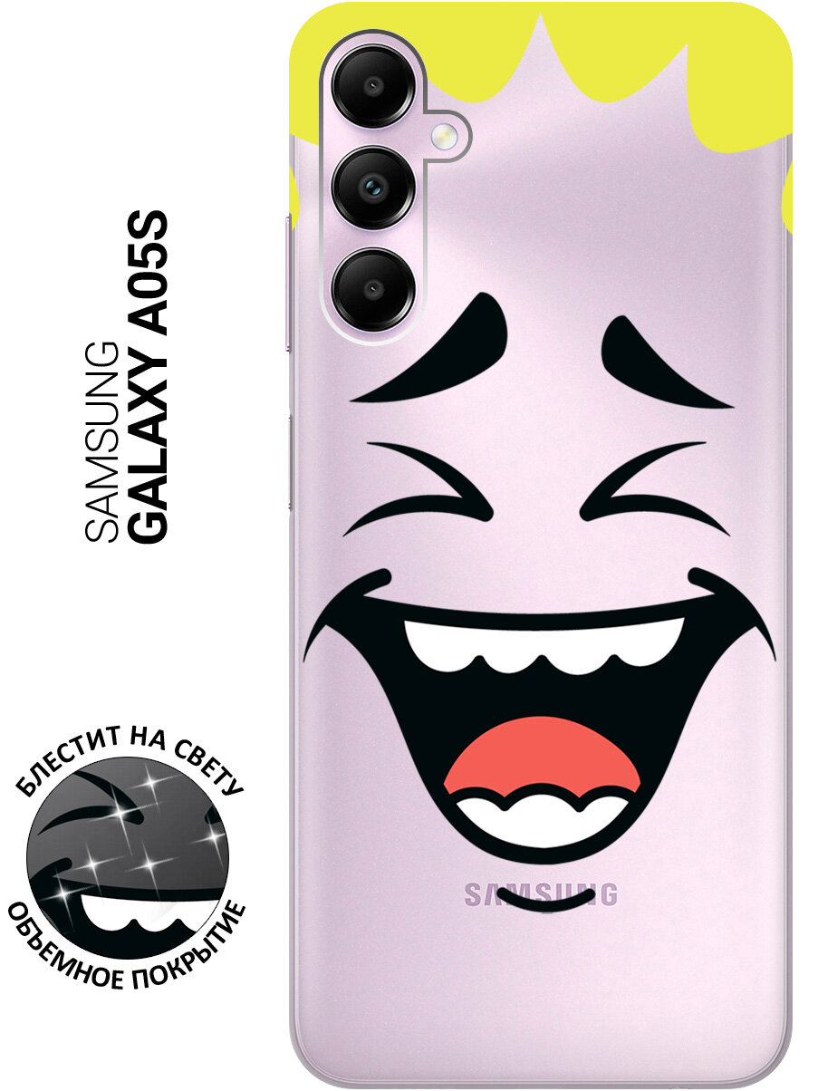 Силиконовый чехол на Samsung Galaxy A05s / Самсунг А05с с рисунком "Christmas Deer"