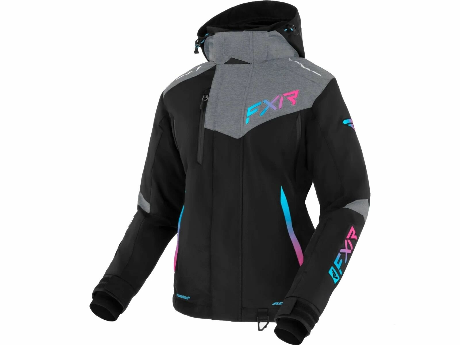 Снегоходная куртка женская Куртка Edge Jacket Lady 22 Blk/Mid Gry Hthr/Sky-E Pink Fade, 4