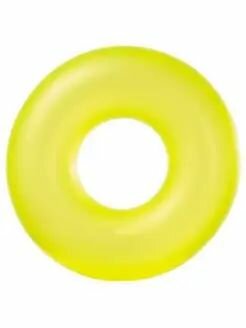 Детский надувной круг для плавания 91 см, Intex 59262. Новинка 2024 Неоновый холод.