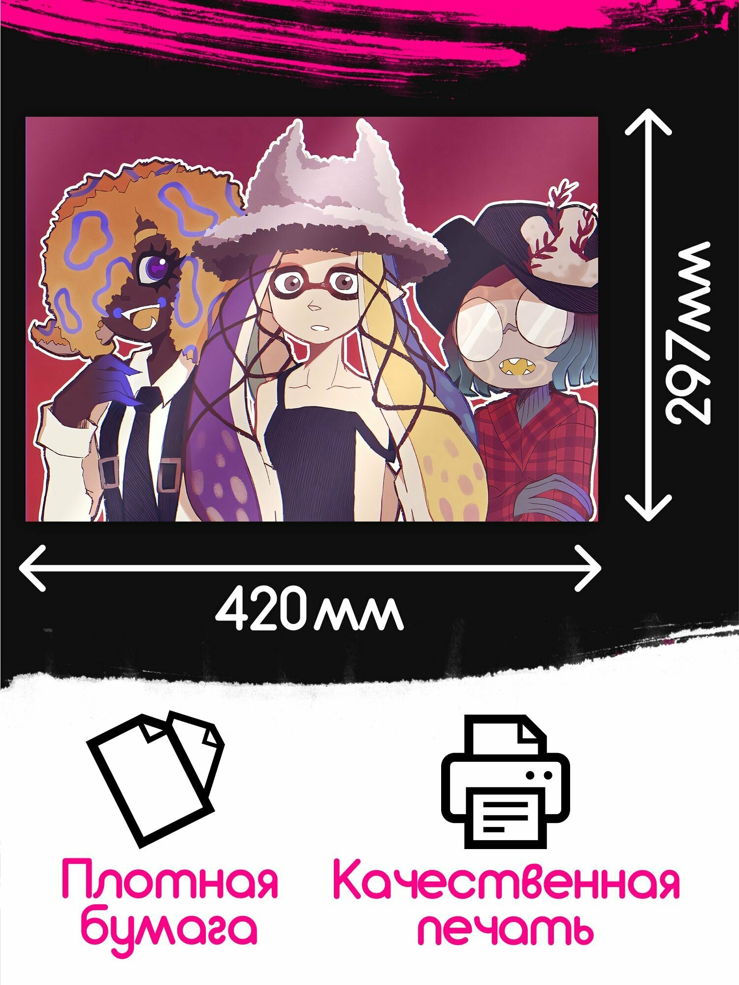 Постеры на стену Splatoon 3 — фото 1