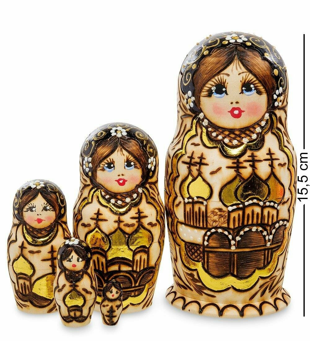 Матрешка 5м "Глаша" ср. A2114347 Народные промыслы, Дерево липа, краски