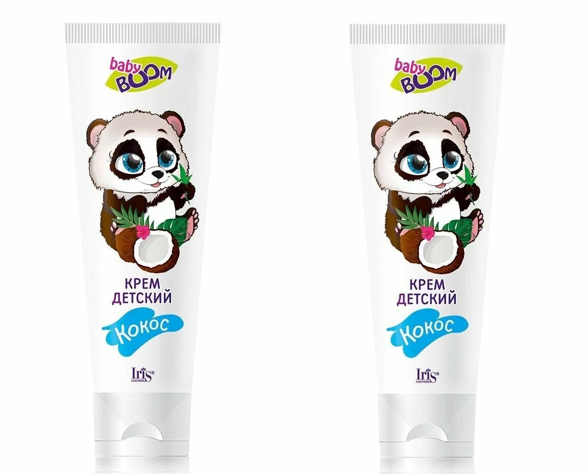 Iris cosmetic Крем детский Baby Boom, кокос, 100 мл, 2 шт
