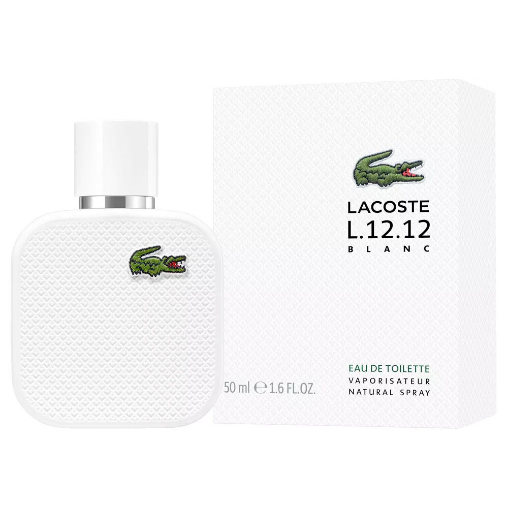 Lacoste Eau de Lacoste L 12 12 Blanc Pure белая туалетная вода 50 мл / Lacoste White / Лакост Л 12 12 Бланк Пьюр
