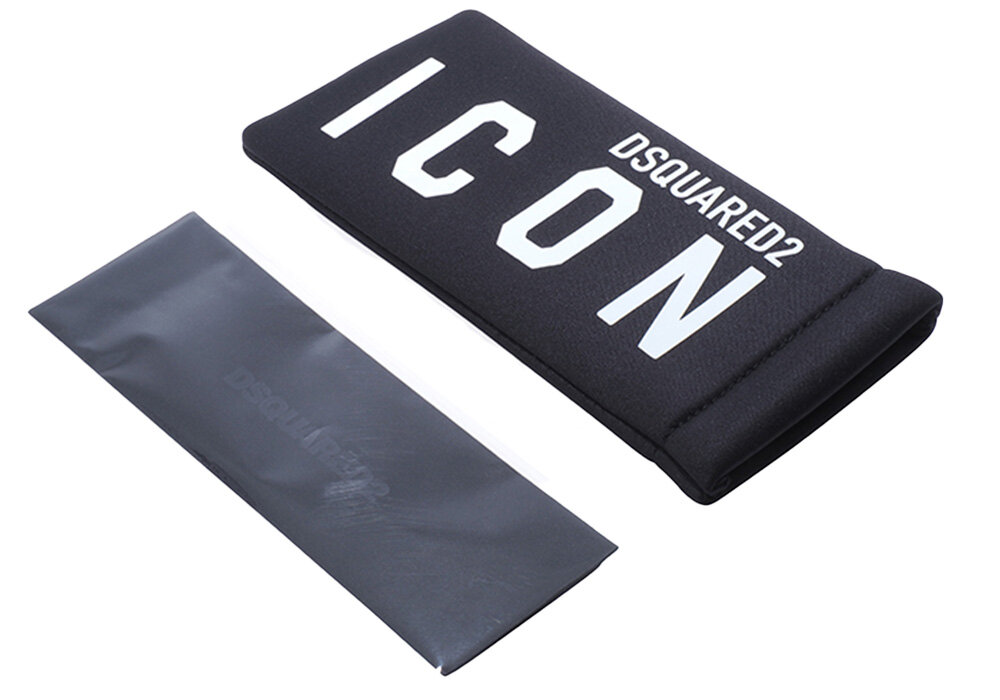 Оправа для очков DSQUARED2 ICON 0013 7C5 пол Унисекс форма оправы Квадратная цвет оправы Чёрный — фото 1