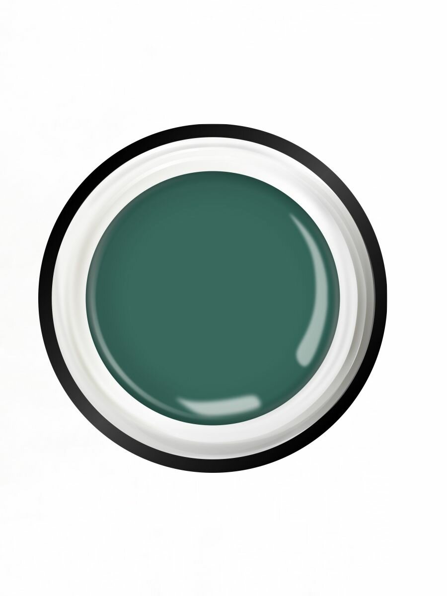 Nail Club Гель-краска для ногтей с липким слоем GO-08 Mint Grey, 5 мл.