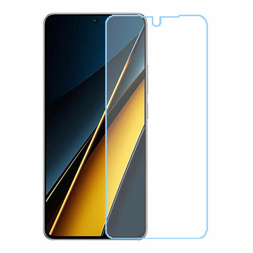 Скрин Мобайл защитный экран для Xiaomi Poco X6 Pro из нано стекло 9H