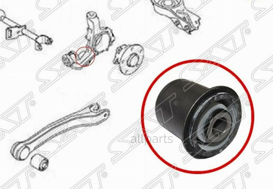 SAT ST-46150-65J00B Сайлентблок цапфы Suzuki Escudo 05-08 / Grand Vitara 05-16