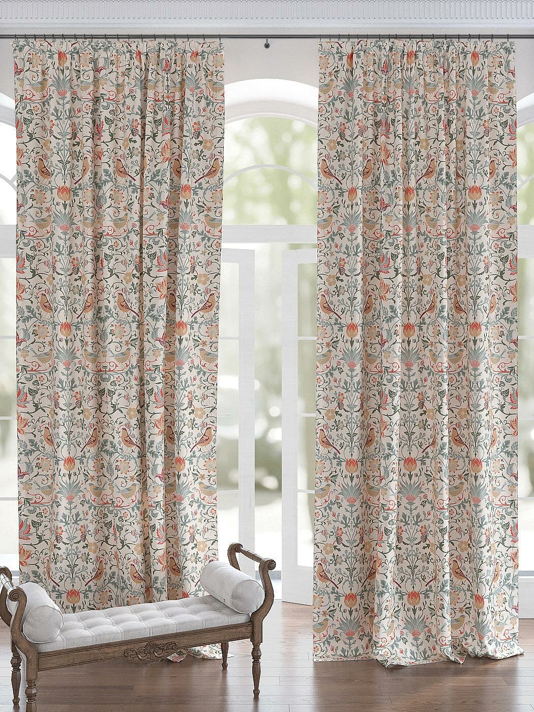 Комплекты штор AT HOME / шторы в комнату 150х260 см / Ростция