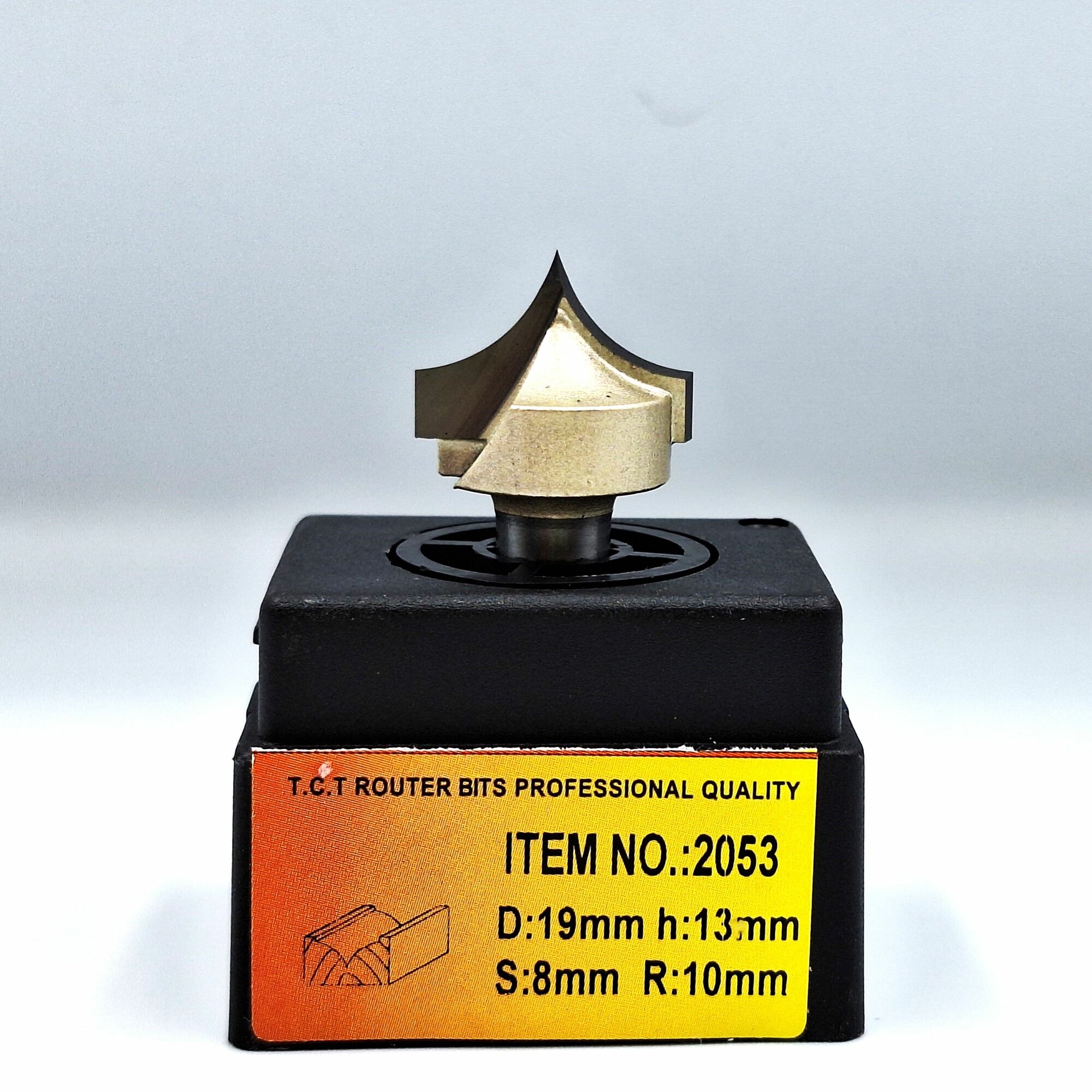 Фреза Globus 2053 R10 S8 Пазовая фасонная