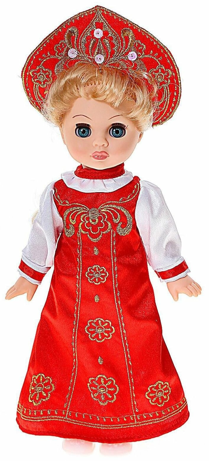 Детская кукла "Эля - русская красавица", игрушка для девочек, классическая куколка, закрывающая глаза, 30,5 см