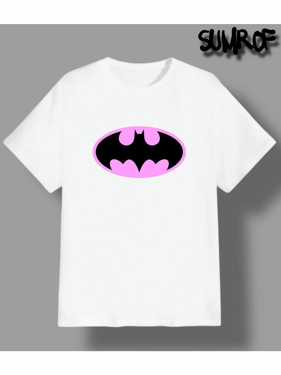 Футболка бэтмен логотип