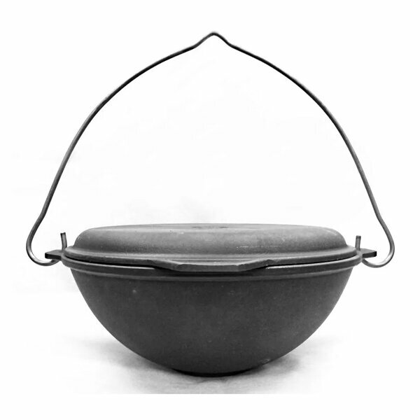 Manoli Казан походный чугунный с крышкой и дужкой, 10 л СК10-11