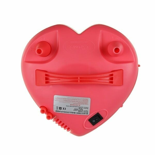 Компрессор воздушных шаров Дон Баллон Сердце розовый, 600 ватт, 900 г