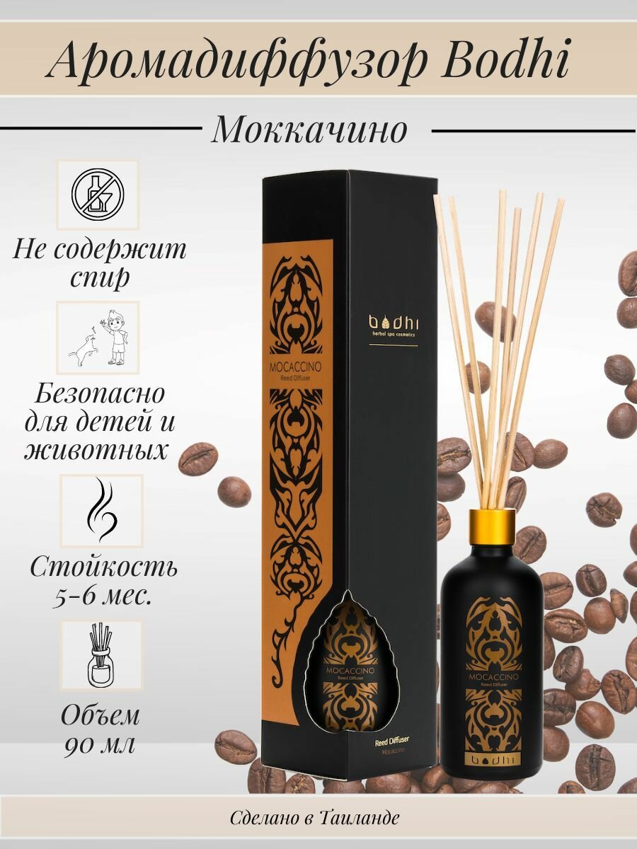 Ароматический диффузор для дома Bodhi Моккачино 90 мл