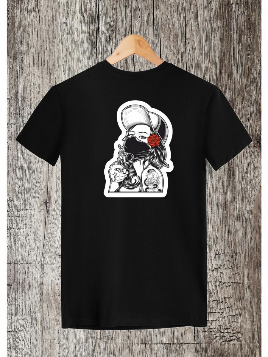 Футболка Девушка Гангстер