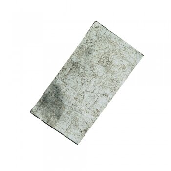 Фольга восковая для украшения, 20 x 10 см, упаковка 1 шт, окисленный серебристый