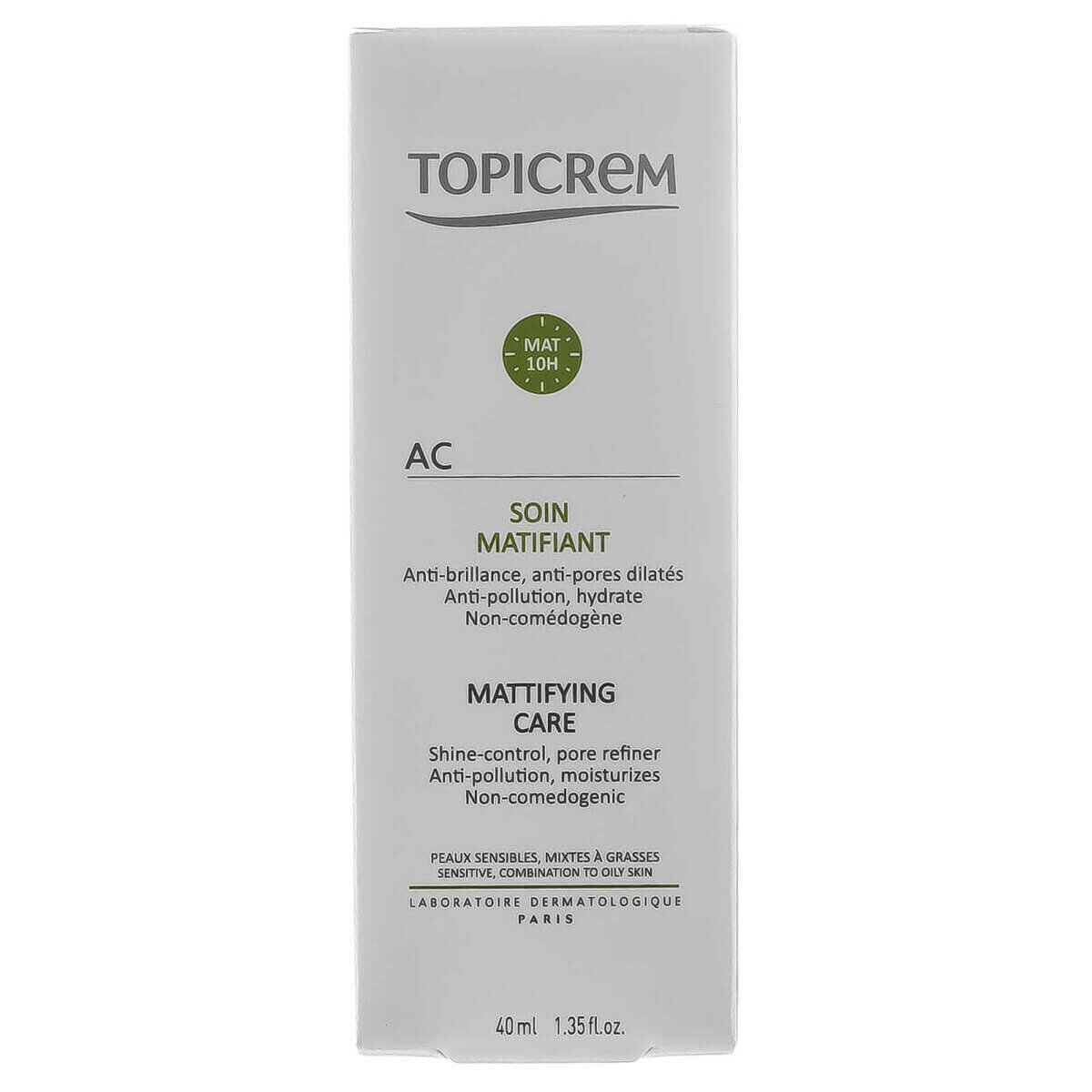 Матирующий уход 40 мл, Topicrem