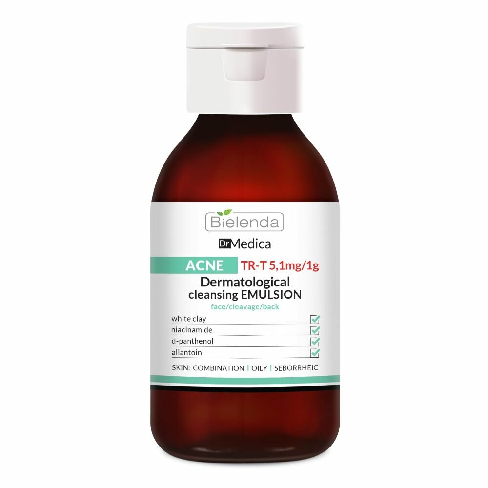 BIELENDA Дерматологическая очищающая эмульсия анти-акне Dermatological Anti Acne Cleansing Emulsion