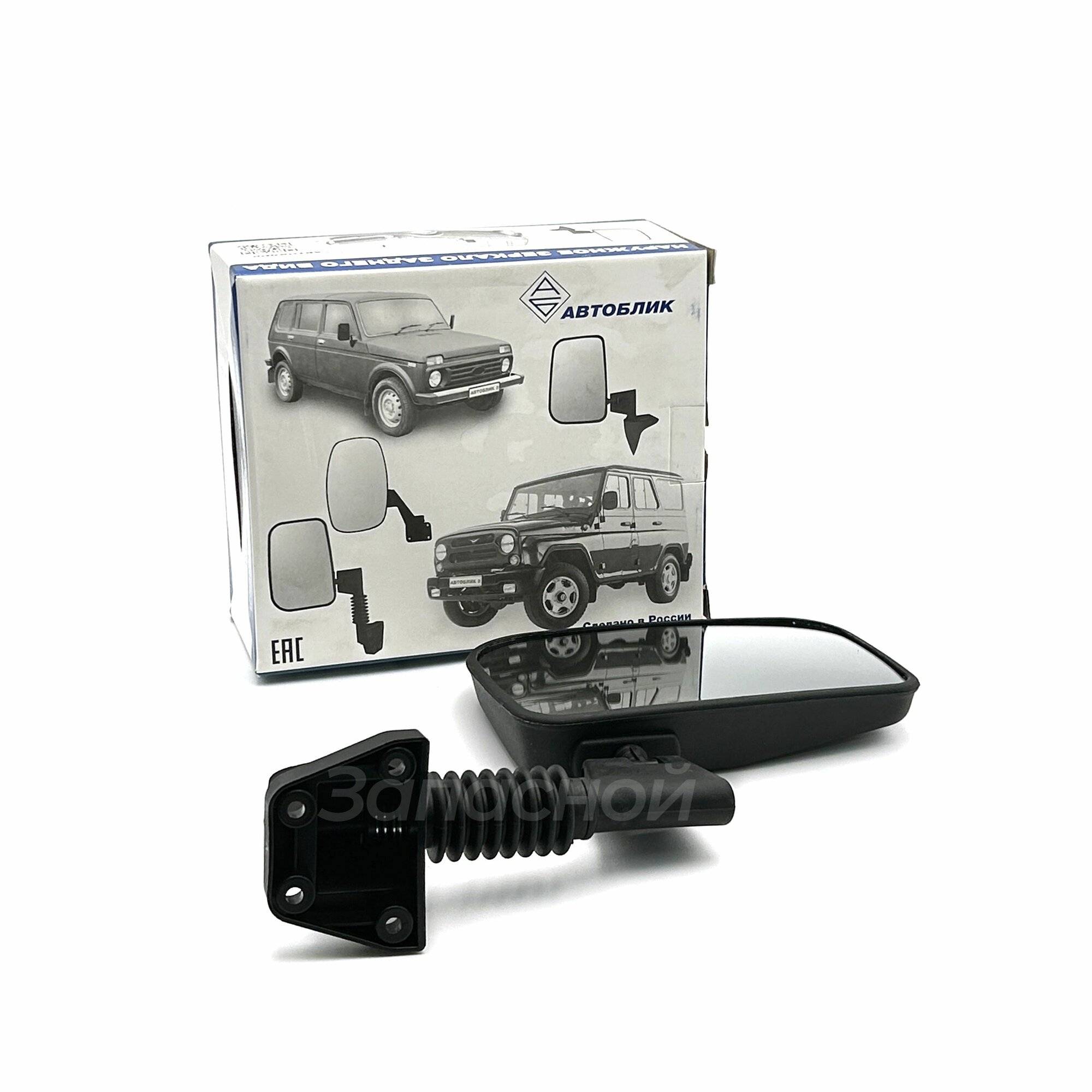 Зеркало заднего вида левое для а/м УАЗ Хантер (2003-), 469 (1972-2011), 3151(1985-2003) - Автоблик арт. 3151-8201-021-000