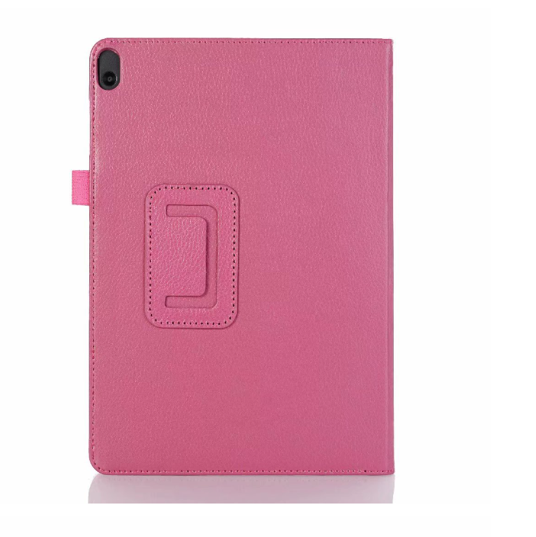 Чехол обложка MyPads с подставкой для Lenovo Tab P10 TB-X705F/N розовый кожаный.