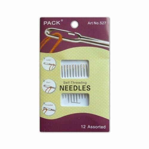 Набор игл YL-117 №527 (для слабовидящих)/6 пластин по 12 игл