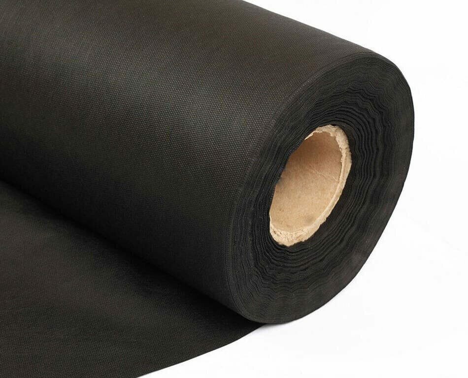 Спанбонд черный укрывной материал Удачный сезон СУФ-80 г/м ширина 3,2 м - 10 м