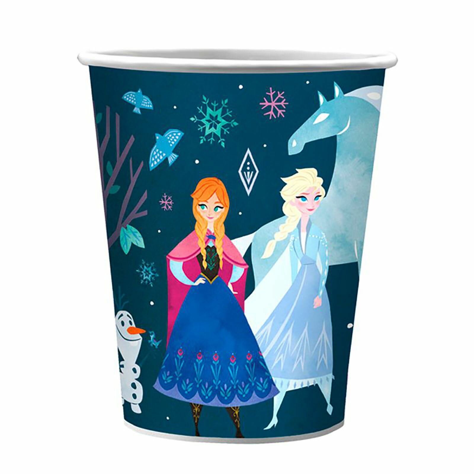 Стаканы бумажные "Холодное сердце" Сканди / Frozen Scandi, 250 мл, 6 шт.