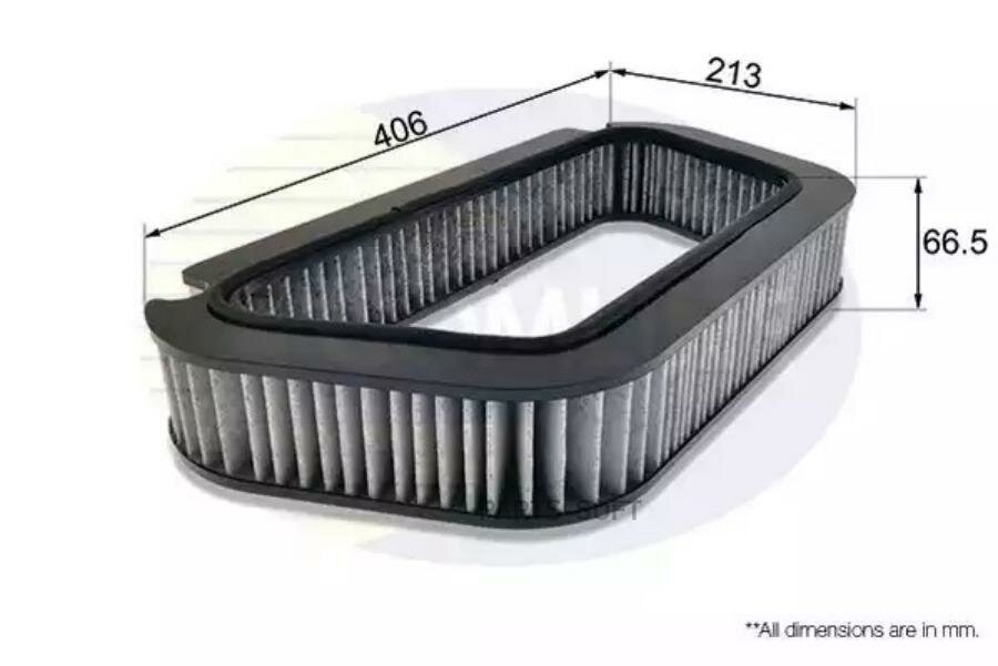 COMLINE EKF174A фильтр салона AUDI A8 2.8-6.0/3.0-4.2TD 02- (уголь)