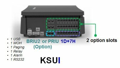 Базовый блок IP АТС iPECS eMG80-KSUI с поддержкой цифрового канала Е1 ISDN (подержанный)