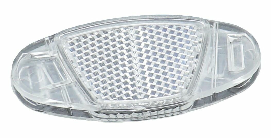 Отражатель на спицы (катафот) "Овал белый'