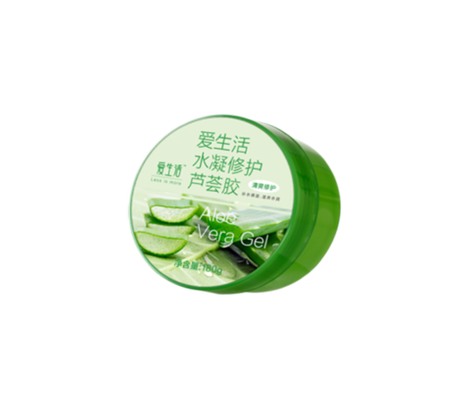 Омолаживающий ранозаживляющий против старения Восстанавливающий Гель Алоэ Крем для лица, рук и всего тела, Greenleaf iLife, 180 г./ уп.