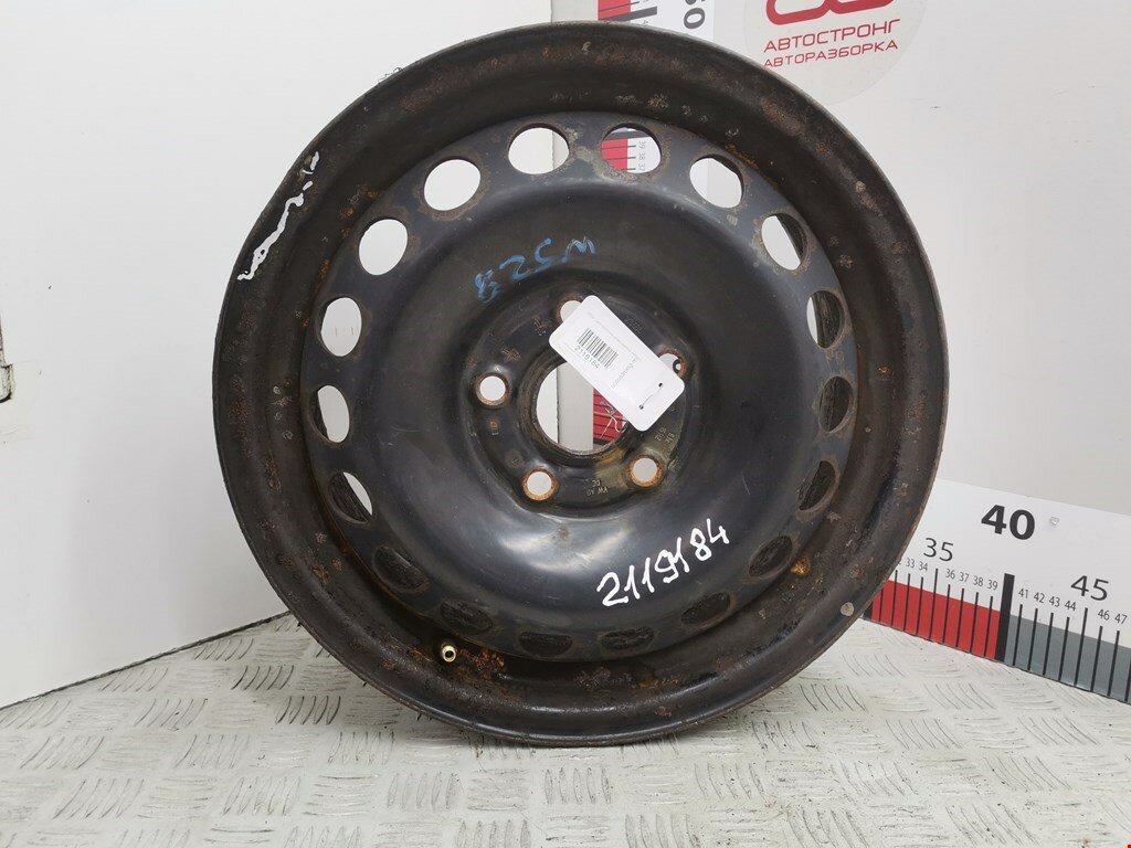 Диск колесный штампованный (железо) Volkswagen Golf 6 R15 5X112 6J ET47 DIA57.1 арт. 2119184