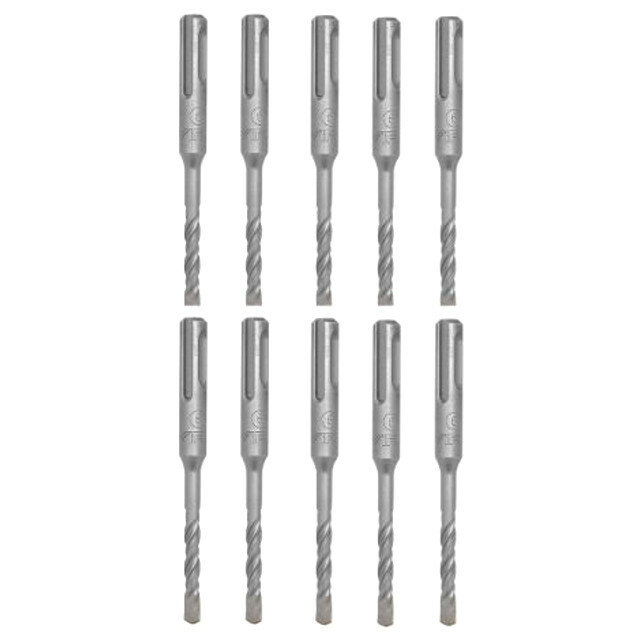 VIRA набор буров по бетону SDS-plus 6x160 мм 10 шт для перфораторов и дрелей