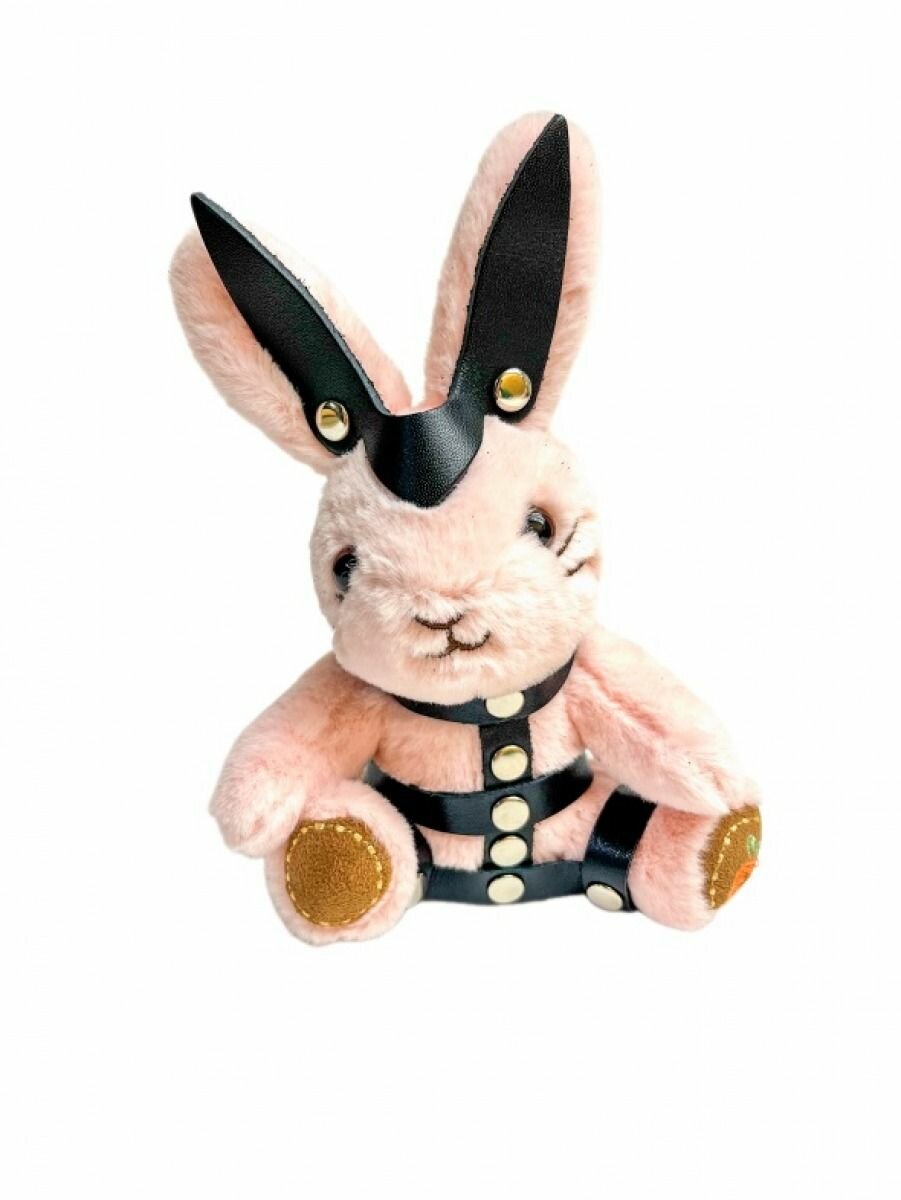 Брелок БДСМ зайчик в портупее
