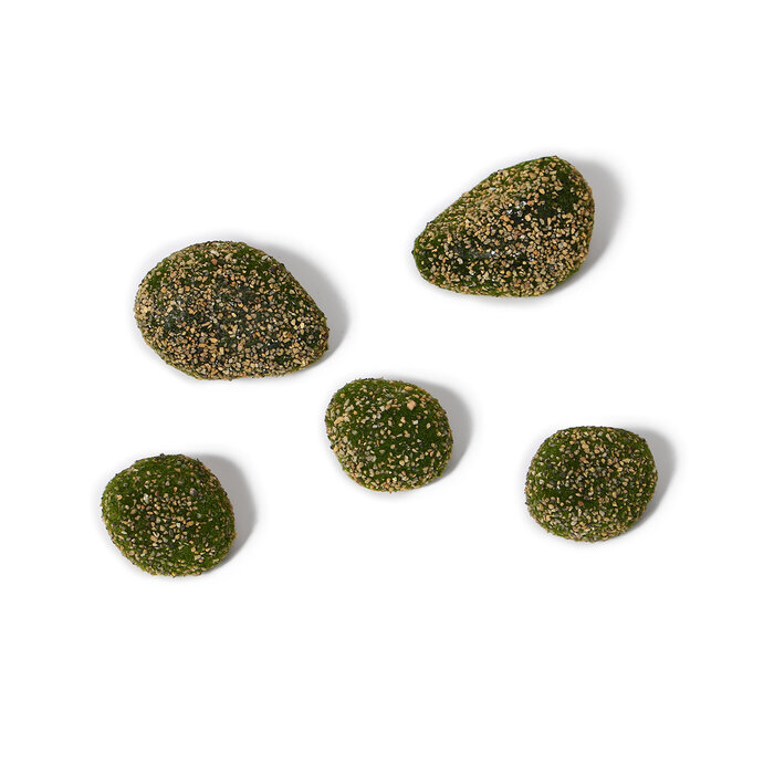 Мох искусственный, для декора, «Камни с мелкой каменной крошкой», набор 5 шт, коричневый, Greengo