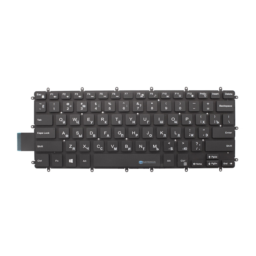 Клавиатура для ноутбука Dell Inspiron 5379 / Inspiron 5370 / Vostro 5370 / Vostro 5471 / Vostro 5468 / P87G / P88G / Vostro P75G / Inspiron 5368 / Inspiron P69G / Vostro P88G001 / Inspiron 7368 / Inspiron 5568 / Inspiron 7569 / Inspiron 5468