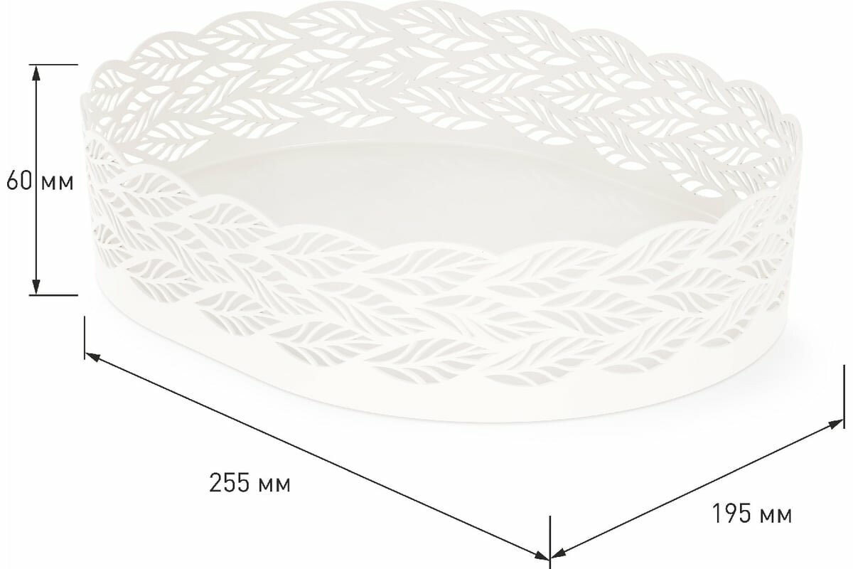 Сухарница ЗПИ Альтернатива Эдем белый М8477 - стильный кухонный аксессуар для хранения