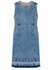 Платье MOSCHINO JEANS, размер 42, Синий принт