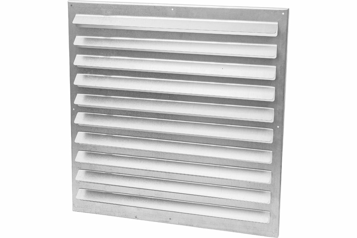 ООО Вентмаркет Решетка жалюзийная из оцинкованной стали с подгибом 500x500 RG000150