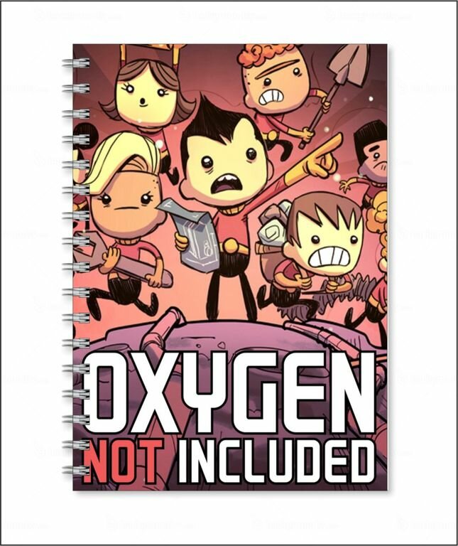 Тетрадь OXYGEN NOT INCLUDED, оксиген НОТ инклюдед №7, А5