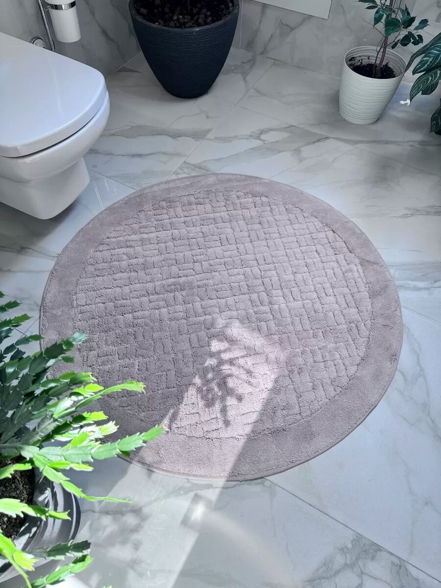 Коврик Natali's Carpets для ванной круглый 80х80 см Турция