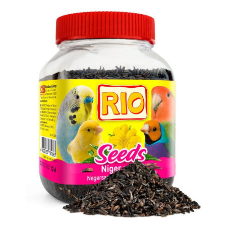 Лакомства для птиц абиссинский нуг 250г банка RIO (РИО)/6