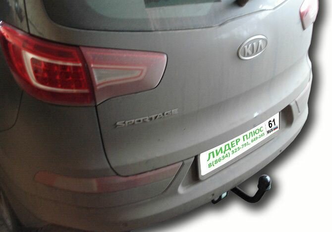 Фаркоп Лидер-Плюс для KIA SPORTAGE (SL) 2010-2016 / HYUNDAI IX 35 (LM) 2010-2015 с электрикой (Smart) и сертифкатом в комплекте арт.(K112-A)