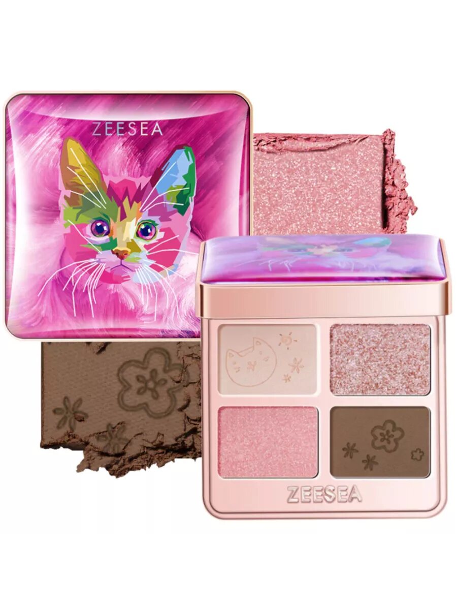 Тени для век Tipsy Kitty Eyeshadow Quad тон 02