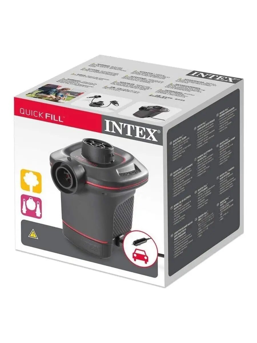 Электрический насос, 12 вoльт от прикуривателя